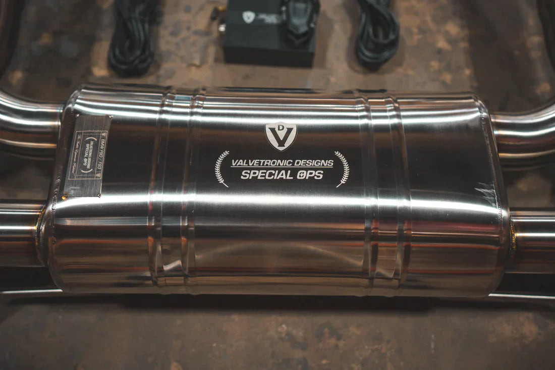 Valvetronic Designs BMW F90 M5 (Gold + Purple) Burnt Titanium Valved S ...