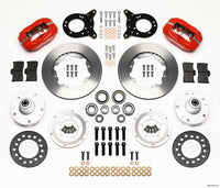Wilwood Forged Dynalite Front Kit 11.00in Red 1965-1969 Mustang Disc ...